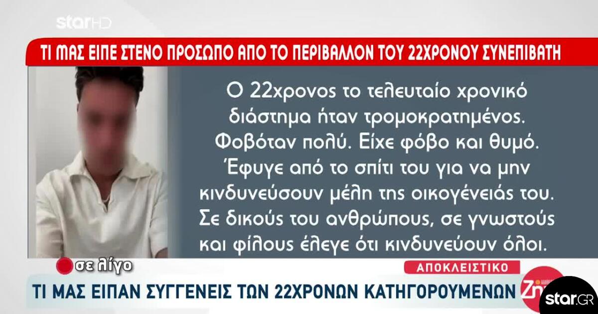 Video Φοινικούντα: Ο 22χρονος τον τελευταίο καιρό ήταν φοβισμένος | Star.gr